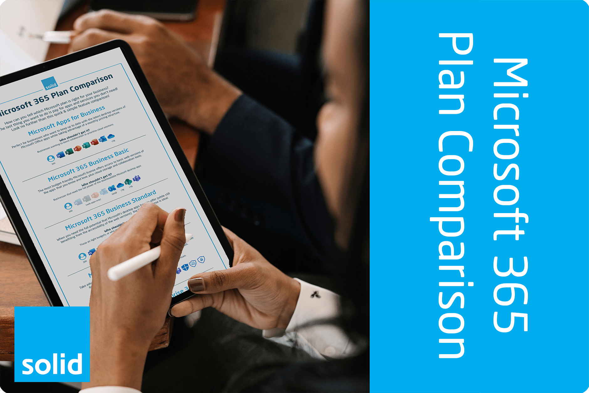 Microsoft 365 Plan Comparison [Infographic] - IT Company in South Africa - Solid Systems